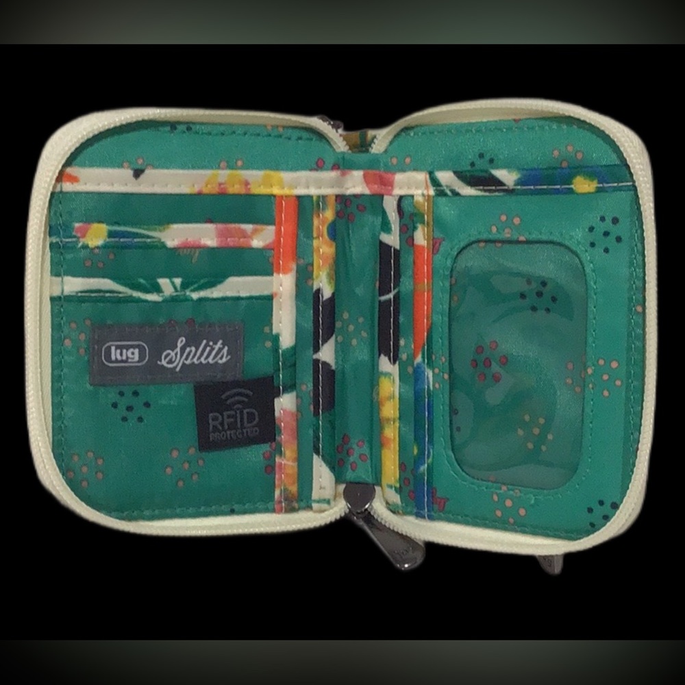 Lug Splits Rfid Protected Compact Wallet. Bloom Sand,… - Gem